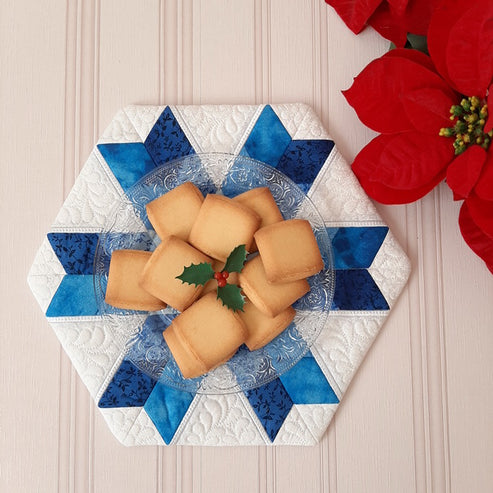 Snowflake Table Topper – Machine Embroidery Design | EmbWeekly