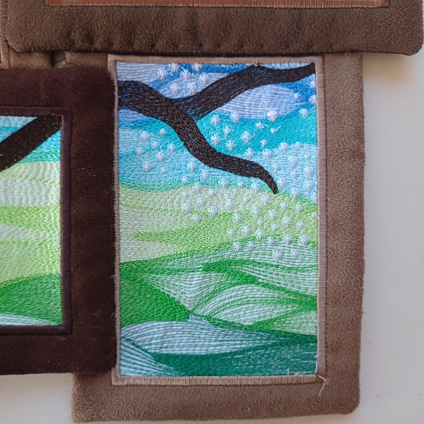 Contour Tree Scenery Hanger – Machine Embroidery Design | EmbWeekly