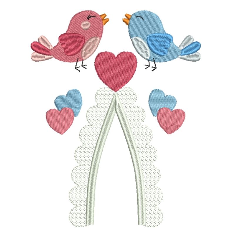 Valentine's Side Seam Designs – Machine Embroidery Design | EmbWeekly