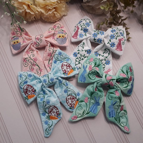Easter Bows – Machine Embroidery Design | EmbWeekly