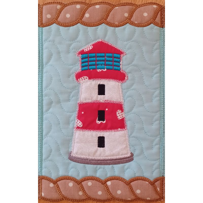 Nautical Table Runner – Machine Embroidery Design | EmbWeekly